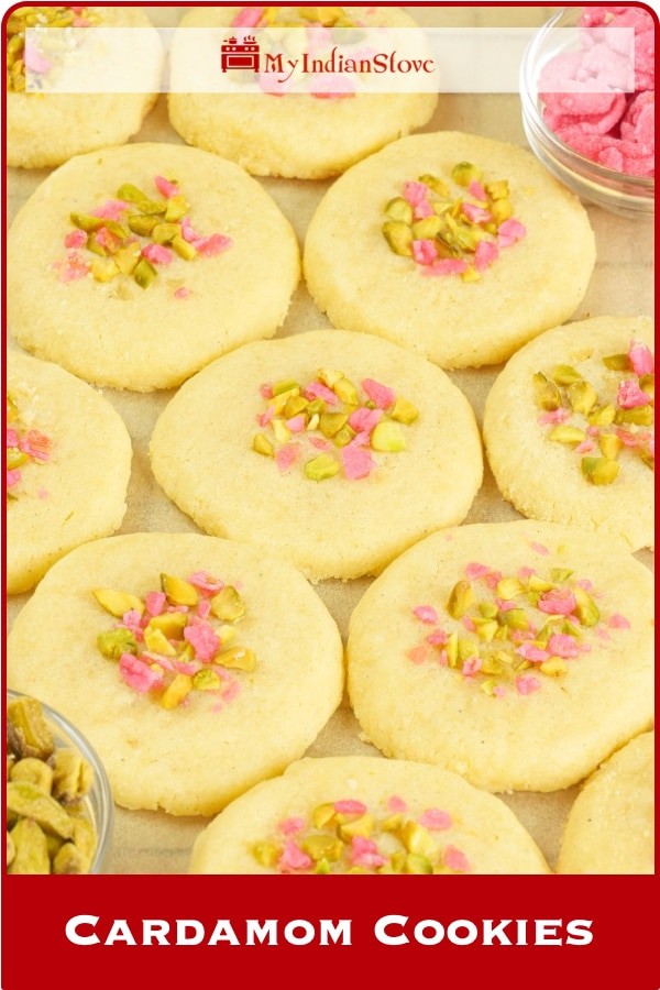 Indian Rose Water & Cardamom Cookies (Nankhatai) - MyIndianStove